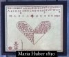Maria Huber 1830 Cross Stitch